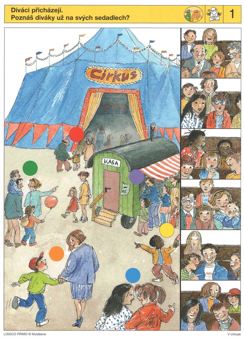 V cirkuse - Logico Primo Mutabene | Knihkupectví Daniela