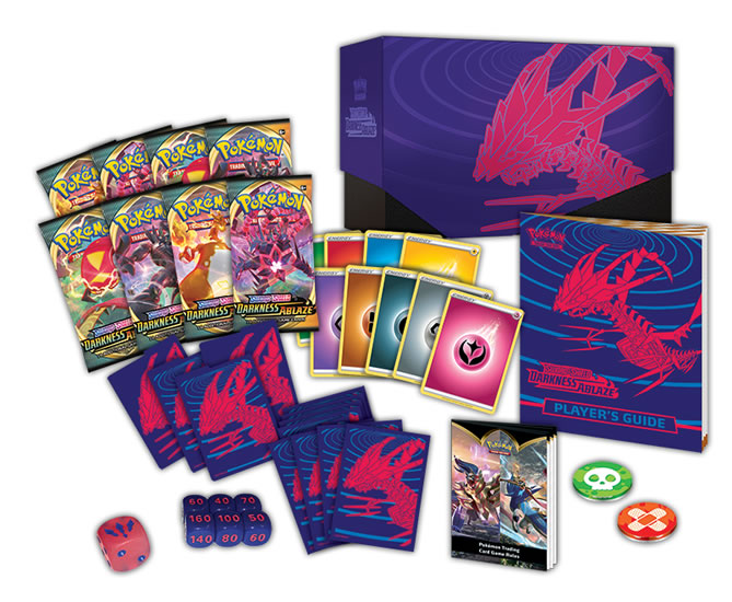 Pokémon TCG: Sword and Shield Darkness Ablaze - Elite Trainer Box ...