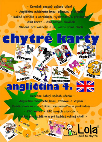 Chytré karty - Angličtina slovíčka 4 neuveden | Knihkupectví Daniela
