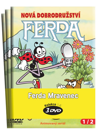 Ferda Mravenec - kolekce 3 DVD Ondřej Sekora | Knihkupectví Daniela