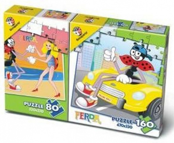 Puzzle Mix 80/160 - Ferda Mravenec Guy Bass | Knihkupectví Daniela